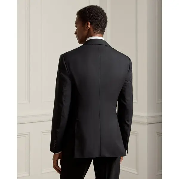 Ralph Lauren Gregory Hand-tailored Wool Serge Suit - Black