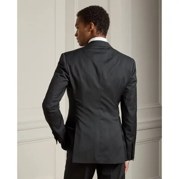 Ralph Lauren Gregory Hand-tailored Wool Serge Suit - Charcoal