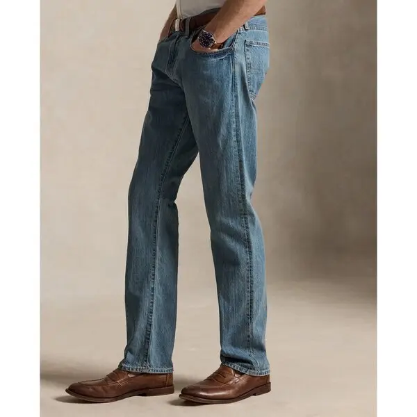 Ralph Lauren Hampton Straight Jean - Medium Indigo