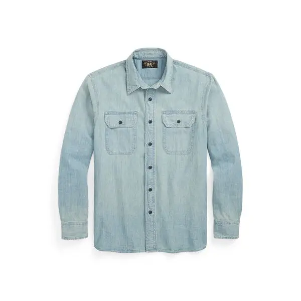 Ralph Lauren Indigo Chambray Workshirt - Medium Wash
