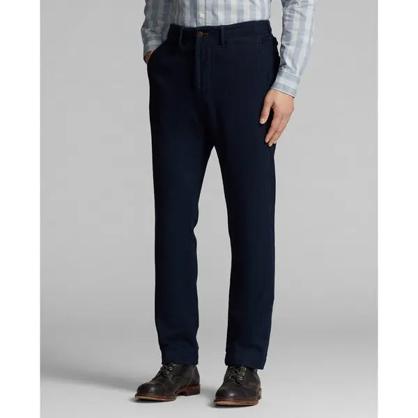 Ralph Lauren Indigo Herringbone Officer’s Pant