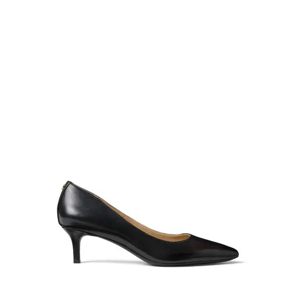Ralph Lauren Adrienne Leather Pump - Black