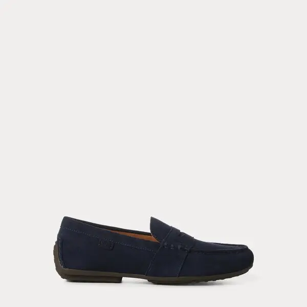 Ralph Lauren Reynold Suede Driver - Navy