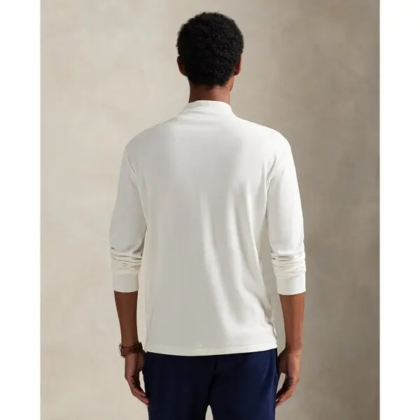 Ralph Lauren Soft Cotton Mockneck Shirt - Nevis