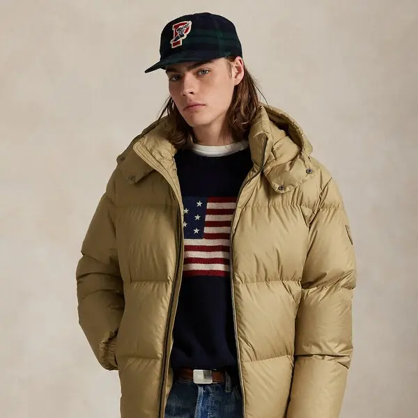 Ralph Lauren The Decker Matte Down Jacket - Rl Khaki