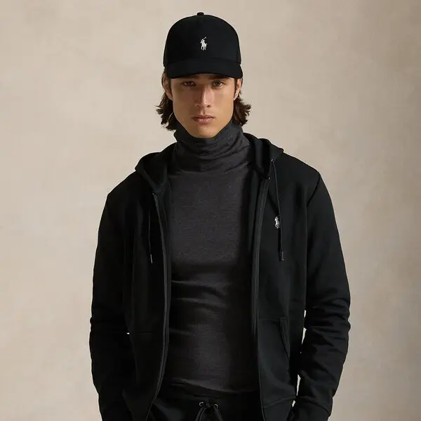 Ralph Lauren Double-knit Full-zip Hoodie - Polo Black
