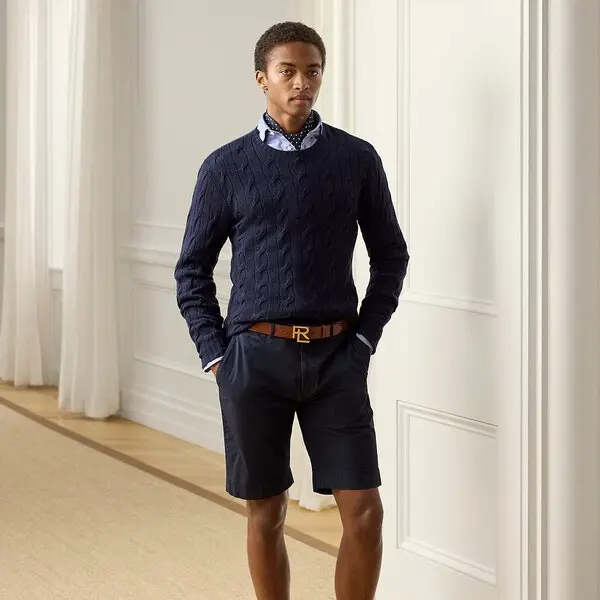 Ralph Lauren Hand-tailored Stretch Chino Short - Classic Chairman Navy