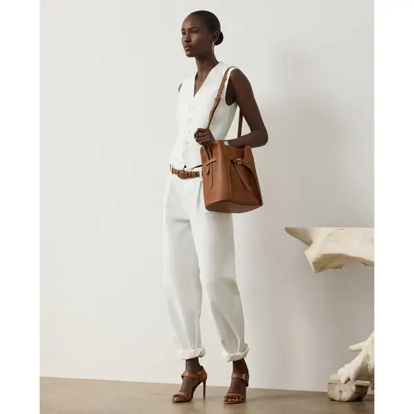 Ralph Lauren Jaiden Linen Vest - Cream