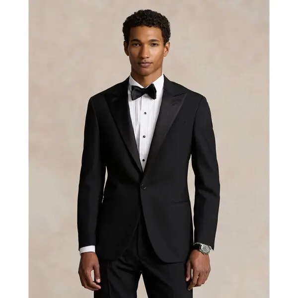 Ralph Lauren Polo Tailored Wool Barathea Peak Tuxedo