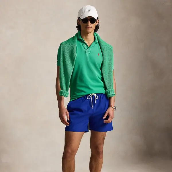 Ralph Lauren 5.75-inch Traveler Swim Trunks - Classic Azure