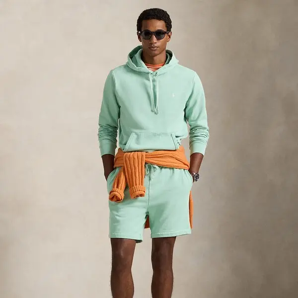 Ralph Lauren 6.5-inch Loopback Fleece Short - Celadon