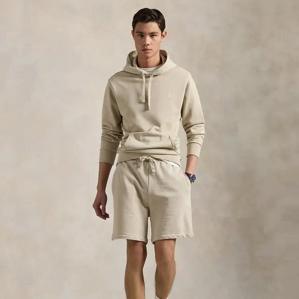 Ralph Lauren 6.5-inch Loopback Fleece Short - Stoneware Grey