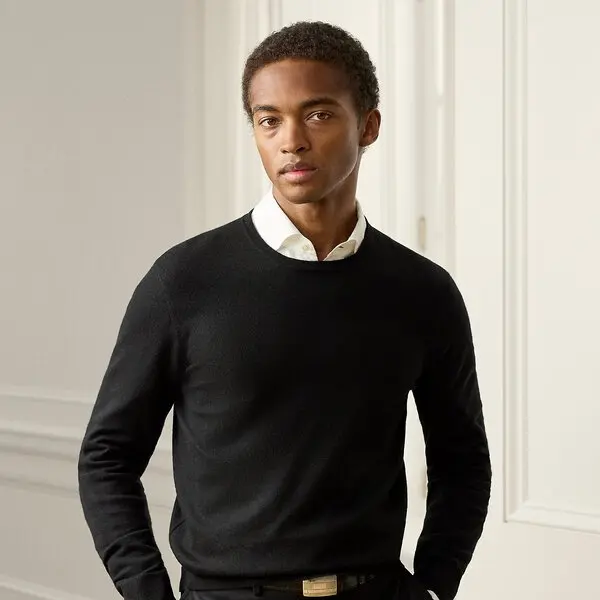 Ralph Lauren Cashmere Crewneck Sweater - Classic Black