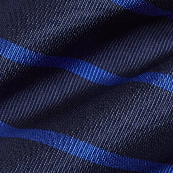 Ralph Lauren Striped Silk Repp Neck Tie - Navy/royal