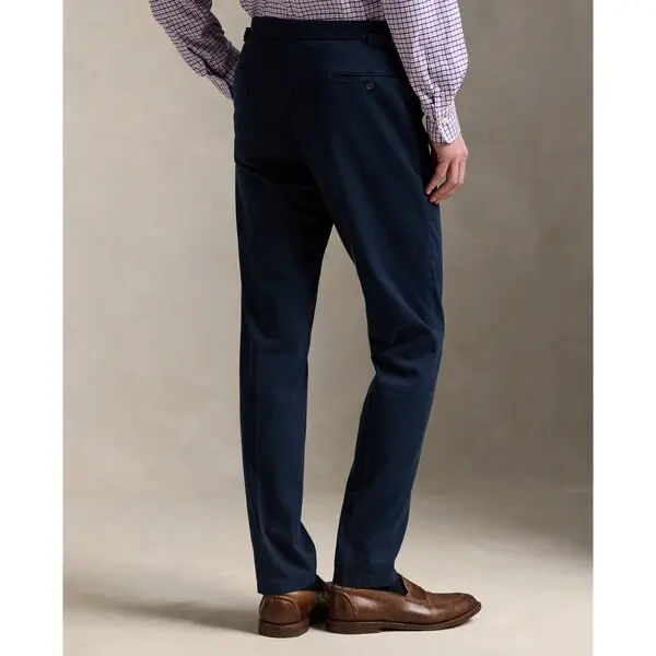 Ralph Lauren Garment-dyed Stretch Chino Suit Trouser - Bright Navy
