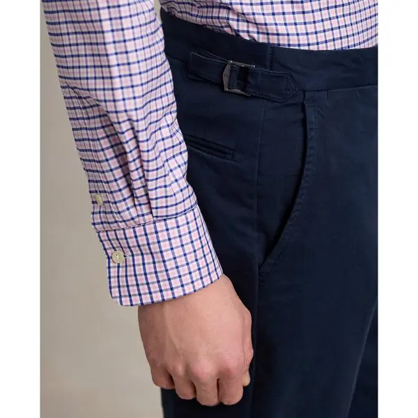 Ralph Lauren Garment-dyed Stretch Chino Suit Trouser - Bright Navy