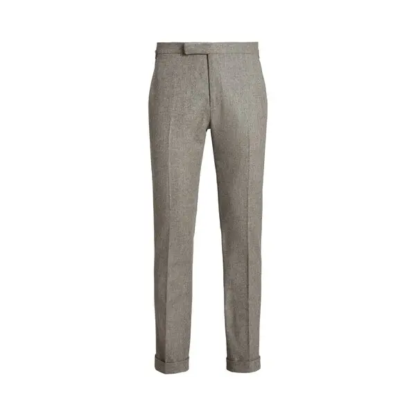 Ralph Lauren Wool Flannel Trouser - Light Grey