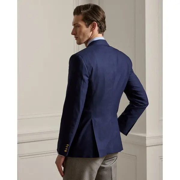 Ralph Lauren Gregory Hand-tailored Wool Serge Blazer
