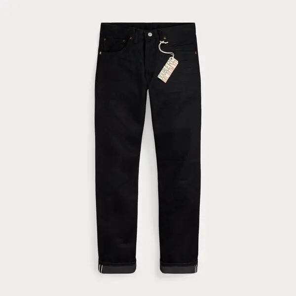 Ralph Lauren Slim Fit Selvedge Jean - Black