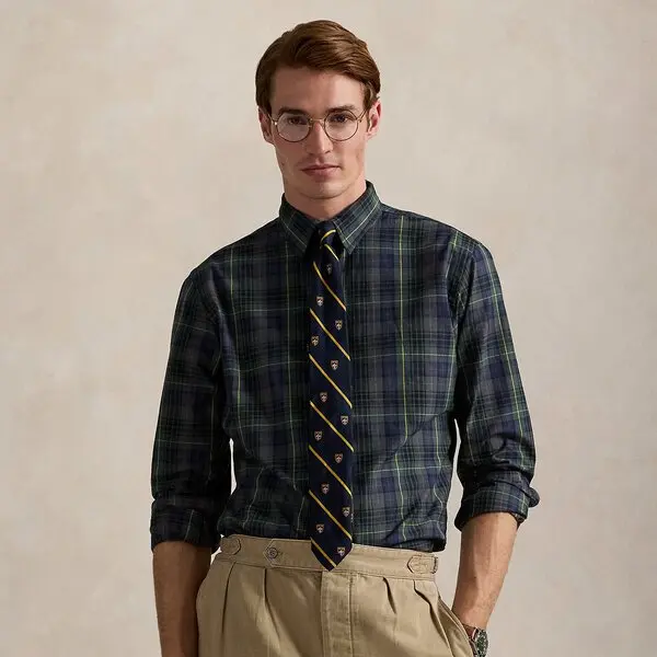 Ralph Lauren Custom Fit Plaid Poplin Shirt