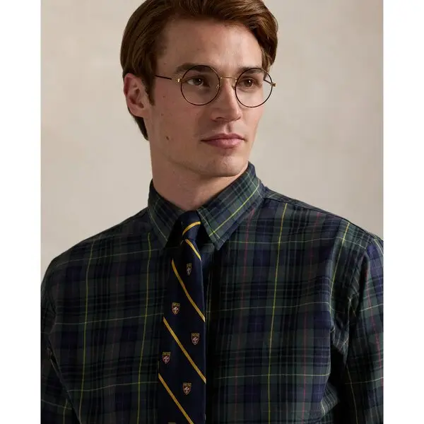 Ralph Lauren Custom Fit Plaid Poplin Shirt