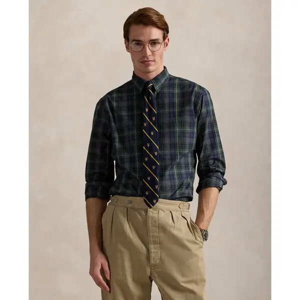 Ralph Lauren Custom Fit Plaid Poplin Shirt