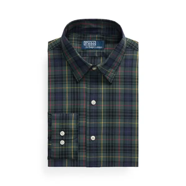 Ralph Lauren Custom Fit Plaid Poplin Shirt