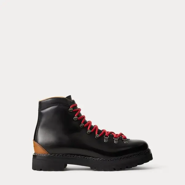 Ralph Lauren Darrow Calfskin Boot - Black