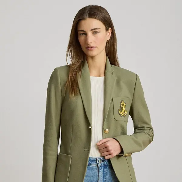 Ralph Lauren Bullion Jacquard Blazer - Light Agave