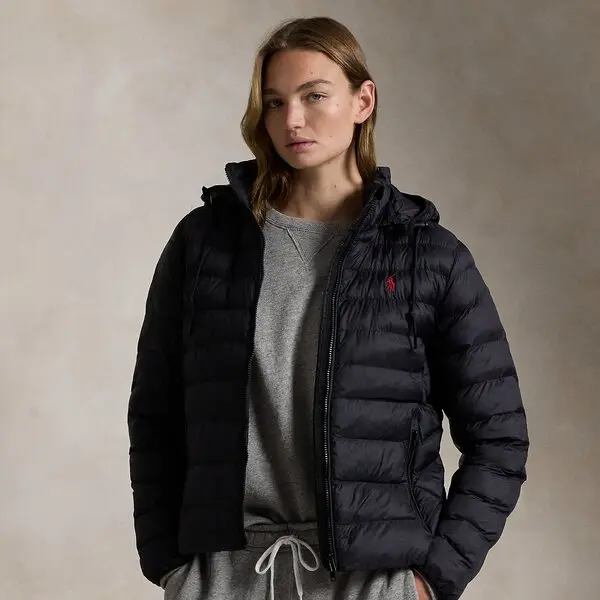 Ralph Lauren Water-resistant Packable Hooded Jacket - Rl Navy