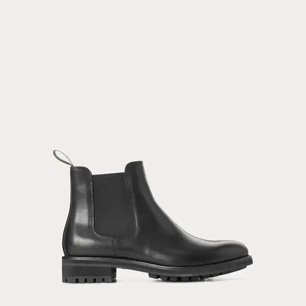 Ralph Lauren Bryson Leather Chelsea Boot - Black