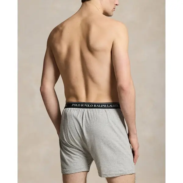 Ralph Lauren Classic Wicking Knit Boxer 5-pack - Grey Assorted