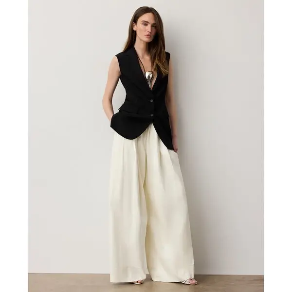Ralph Lauren Randy Grain De Poudre Vest
