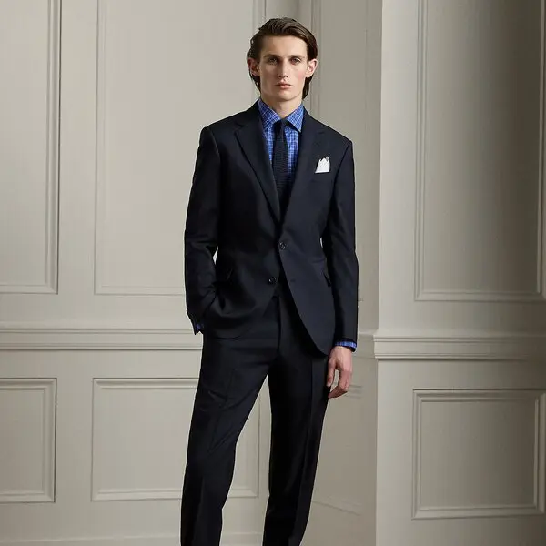 Ralph Lauren Gregory Hand-tailored Wool Twill Suit