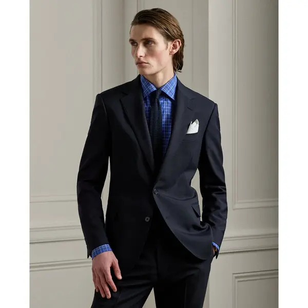 Ralph Lauren Gregory Hand-tailored Wool Twill Suit