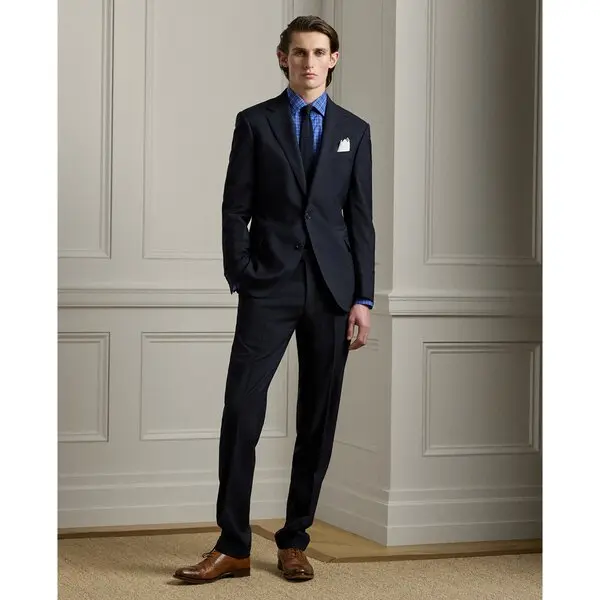 Ralph Lauren Gregory Hand-tailored Wool Twill Suit