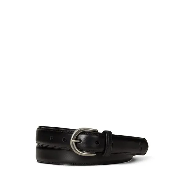 Ralph Lauren Full-grain Leather Belt - Black