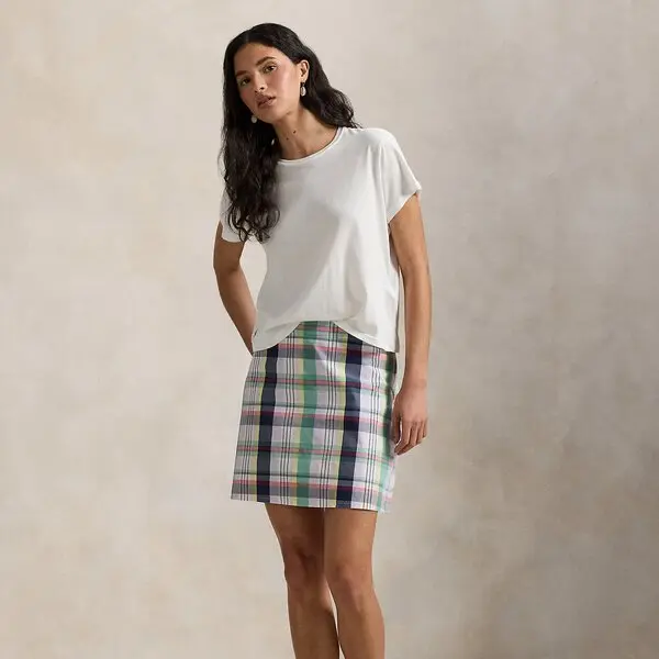 Ralph Lauren Paid Ong Skort - Spring Madras