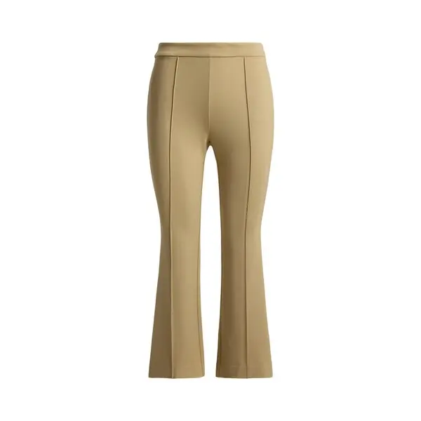 Ralph Lauren Twill Flare Ankle Pant - Birch Tan