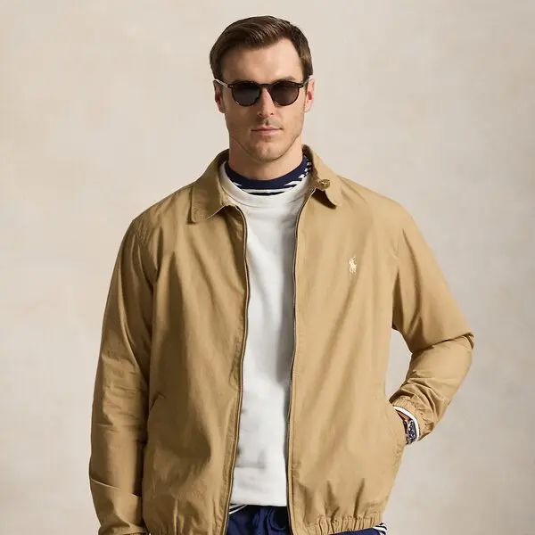 Ralph Lauren The Bayport Poplin Jacket - Cafe Tan