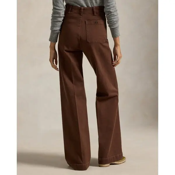 Ralph Lauren Beaton Stretch-cotton Flare Leg Trousers