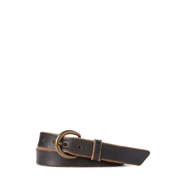 Ralph Lauren Tumbled Leather Belt