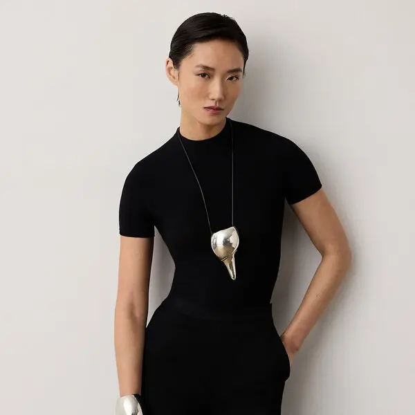 Ralph Lauren Stretch Short-sleeve Sweater