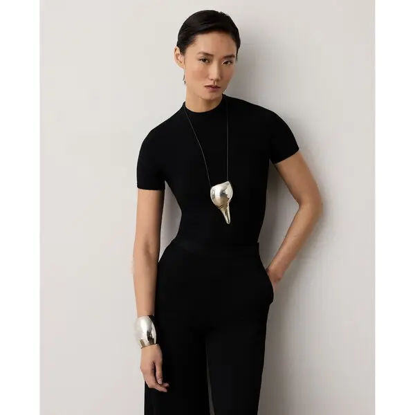 Ralph Lauren Stretch Short-sleeve Sweater