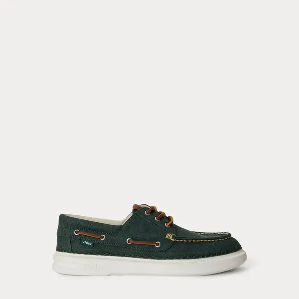 Ralph Lauren Mariner Canvas Boat Shoe