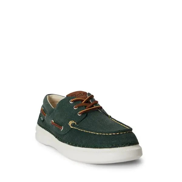 Ralph Lauren Mariner Canvas Boat Shoe