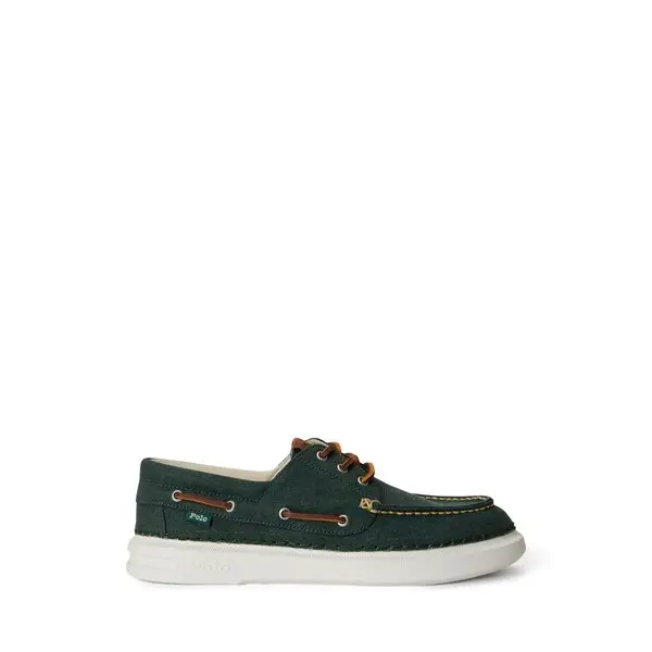 Ralph Lauren Mariner Canvas Boat Shoe