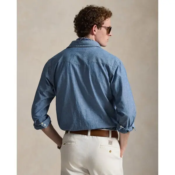 Ralph Lauren Classic Fit Chambray Western Shirt