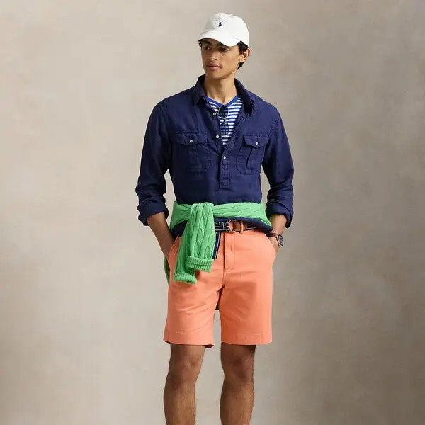 Ralph Lauren 9-inch Bedford Classic Fit Chino Short - Deep Mango