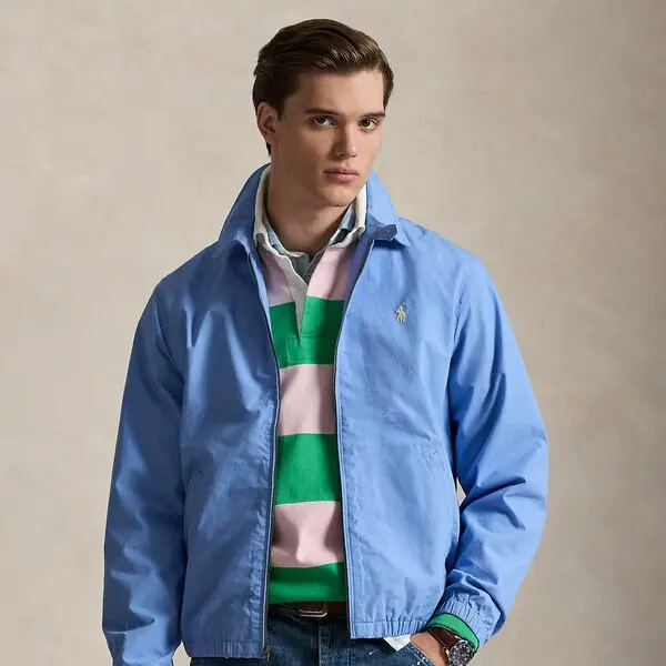 Ralph Lauren The Bayport Poplin Jacket - Bristol Blue